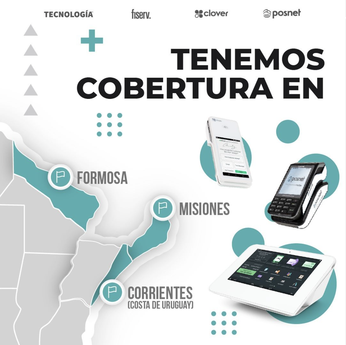 Tecnología S.A. - Clover y Posnet en tu negocio
